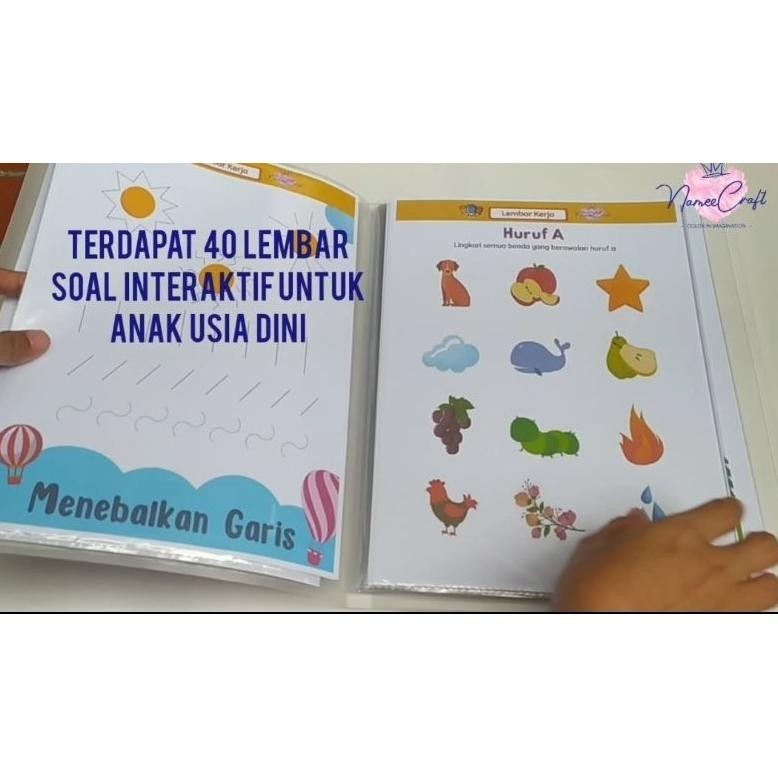 Jual h-4 BUKU AKTIVITAS PERTAMAKU WORKSHEET WIPE AND CLEAN Vol.1 ...