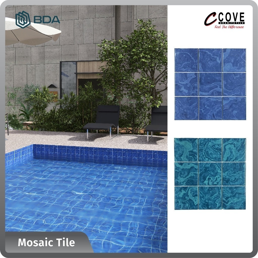 Jual BDA Granite Tile 30x30 Keramik Granit Mosaic Lantai Dinding Kolam ...