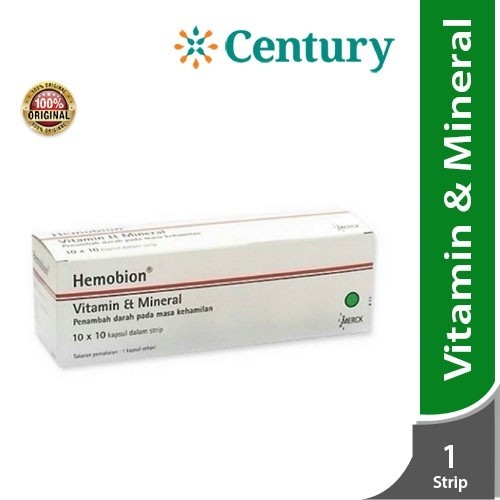 Jual Hemobion Tablet 1 Strip isi 10 Tablet/Anemia/Vitamin Tambah Darah ...