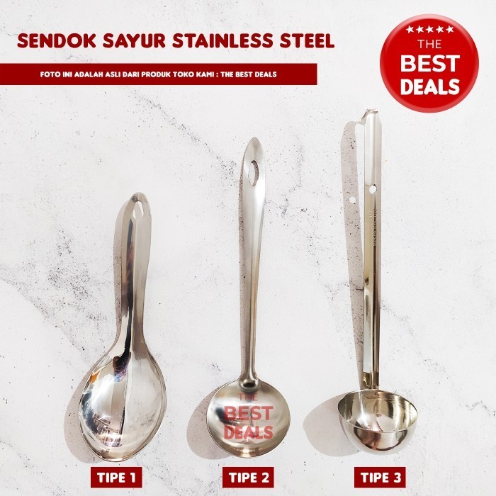 Jual ~~~~~] Sendok Sayur / Sop / Suki Stainless Steel | Shopee Indonesia