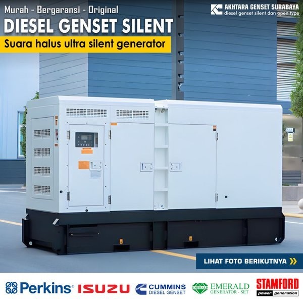Jual Mesin Genset Silent 350 Kva Perkins - Cummins - Isuzu - Emerald | Shopee Indonesia