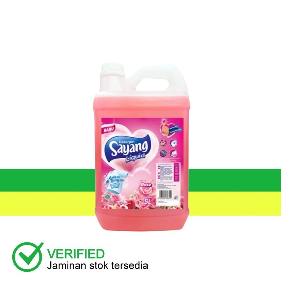 Jual Sayang Liquid Detergent Cair Rose 5 L | Shopee Indonesia