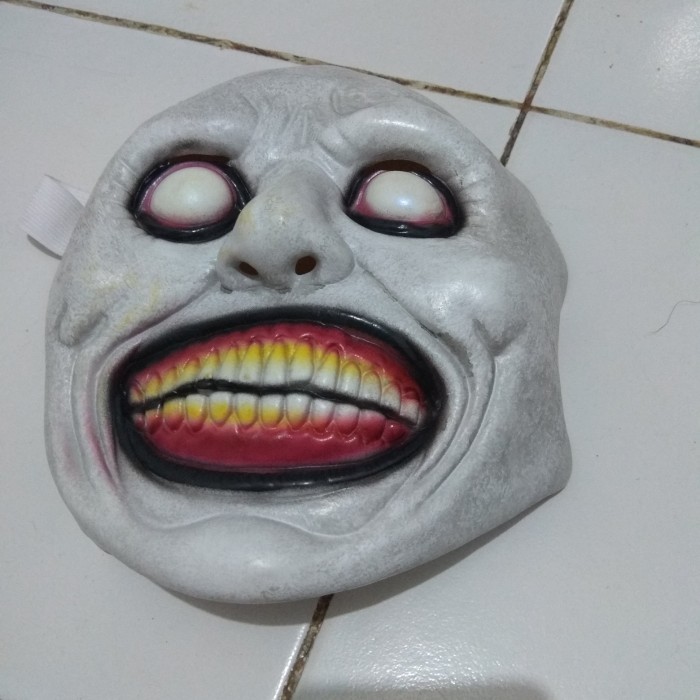 Jual Topeng Resin Pesta Joker Creepy Halloween Smiley Horror Mask ...