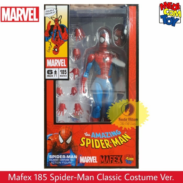 Jual Mafex 185 the Amazing Spider-Man Classic Costume Version Spiderman | Shopee Indonesia