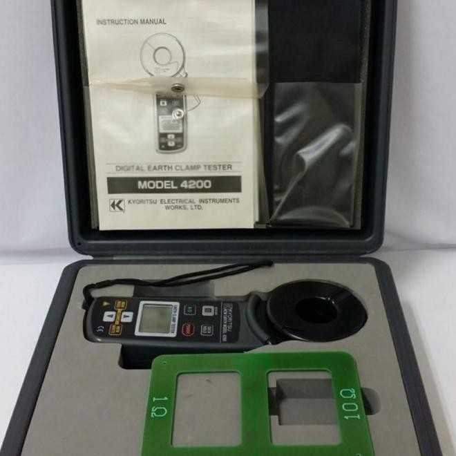 Jual Kyoritsu 4200 Digital Earth Clamp Tester Tang Ampere Grounding ...