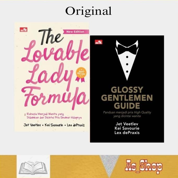 Jual [Baru] Buku The Lovable Lady Formula Glossy Gentlemen Guide Jet Veetlev | Shopee Indonesia