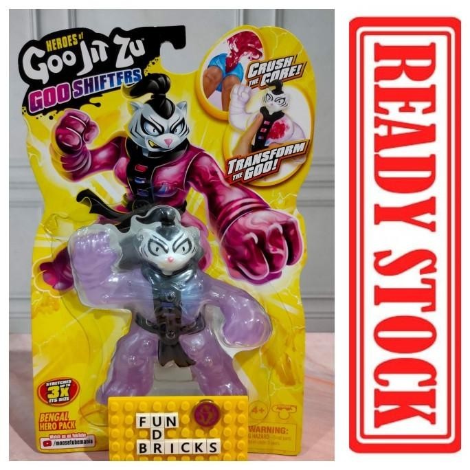 Jual Heroes Of Goo Jit Zu Goo Shifters Bengal Hero pack | Shopee Indonesia