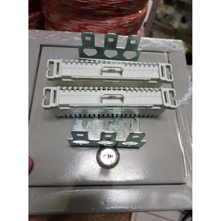 Jual 1 Set Box Mdf 20 Pair Terminal Box Lsa Box Telpon + Bmf + Terminal ...