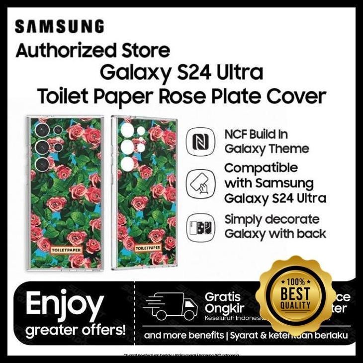 Jual Samsung Galaxy S24 Ultra Suit Card Toilet Paper Plate Cover ...