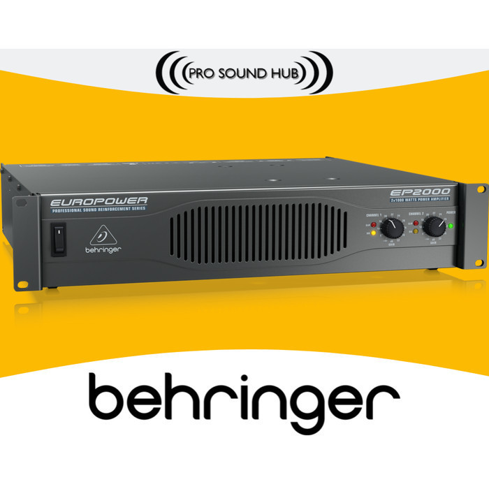 Jual Terlaris!! Behringer Ep2000 Ep-2000 Ep 2000-Watt Stereo Power ...