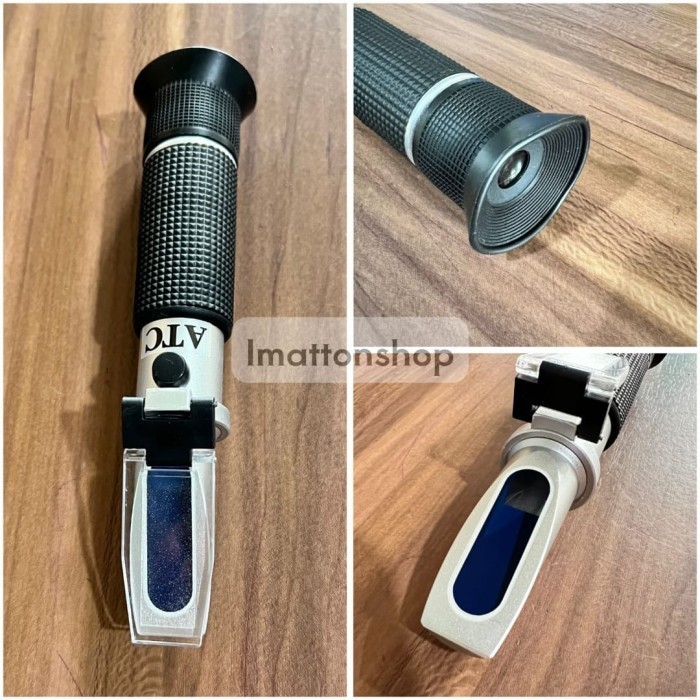 Jual Imatton pro refractometer density meter dual scale usa SG BRIX BREW | Shopee Indonesia
