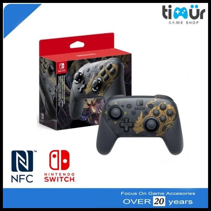 Jual Nintendo Switch Pro Controller Stick Stik Monster Hunter Rise ...