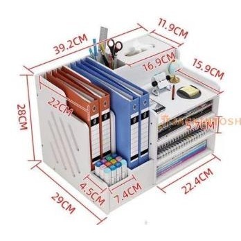 Jual BARU! Rak Organizer Meja Kantor / Kerja Tempat Buku File ATK ...