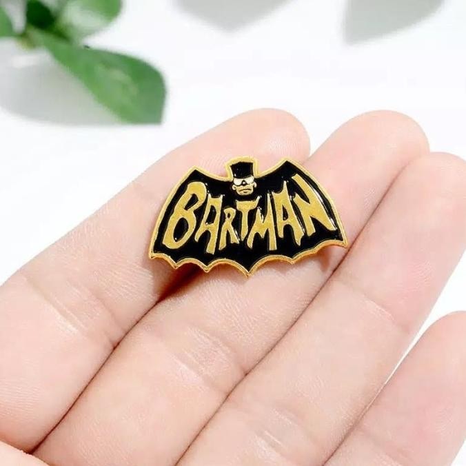 Jual [TYF] PIN BART SIMPSON BATMAN AS BARTMAN ENAMEL SERIES | Shopee ...