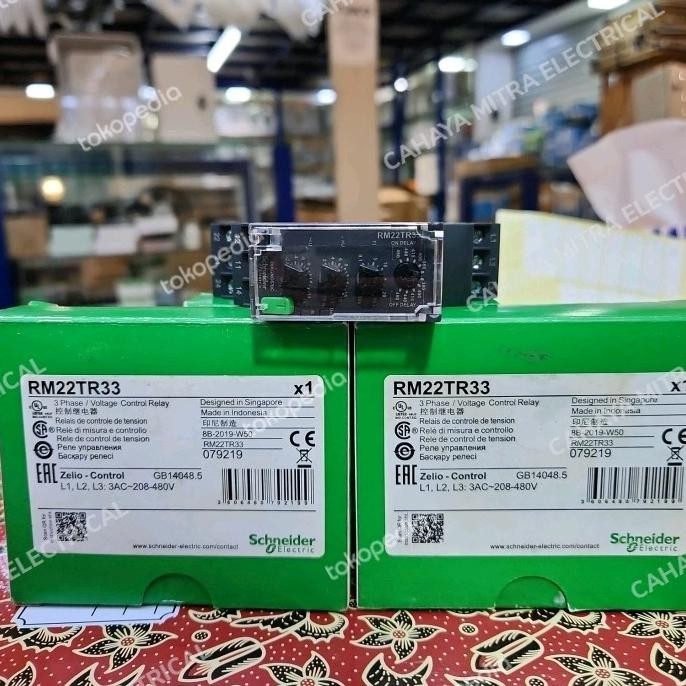 Jual ZELIO CONTROL RM22TR33 RELAY PROTEKSI NEW SCHNEIDER ORIGINAL ...