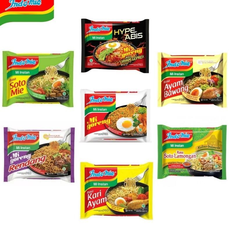 Jual New Produk Indomie Mie Instan Goreng & Kuah All Varian Soto / Ayam ...