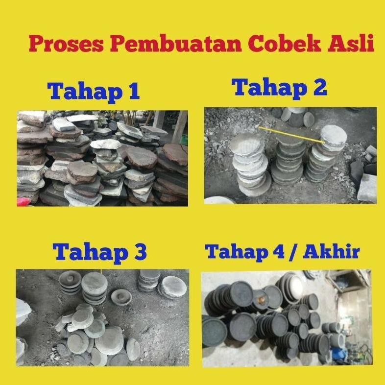 Jual Stok Banyak Cobek Batu Asli / Cobek Batu Gunung Merapi Terbaik di ...