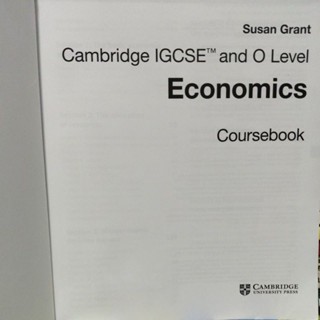 Jual Cambridge IGCSE and O Level Economics Coursebook Second edition by Susan Grant | Shopee ...