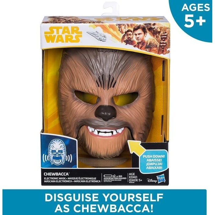 Jual Topeng Chewbacca Star Wars Movie Roaring Sounds Effects Mask ...