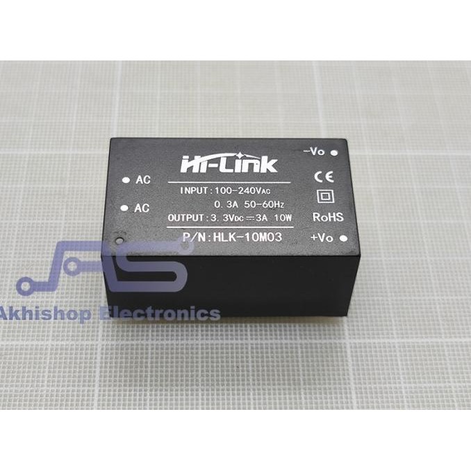 Jual Hi-Link HLK-10M03 HLK-10M05 HLK-10M12 HLK-10M24 10W AC-DC Power ...