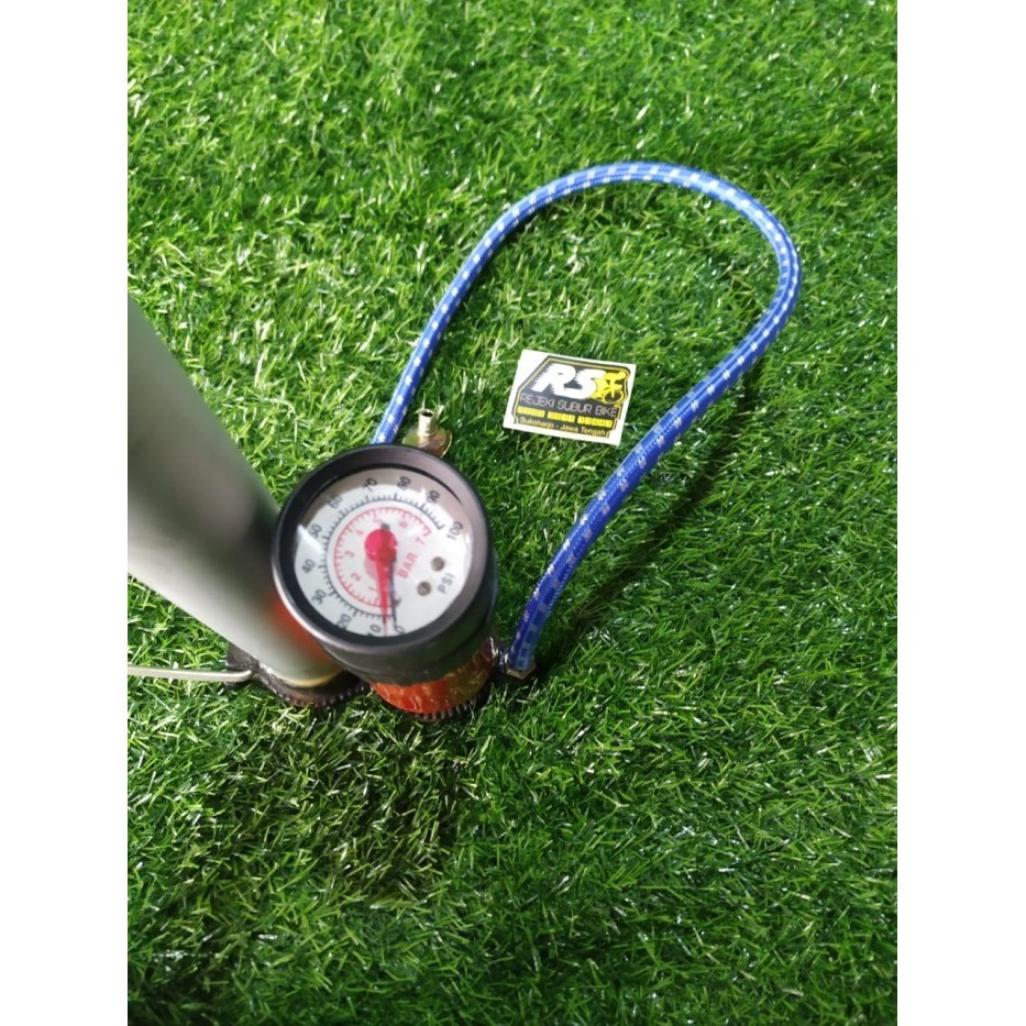 Jual Pompa Angin Ban Sepeda / Motor Inter Ada Indikator Tekanan ...