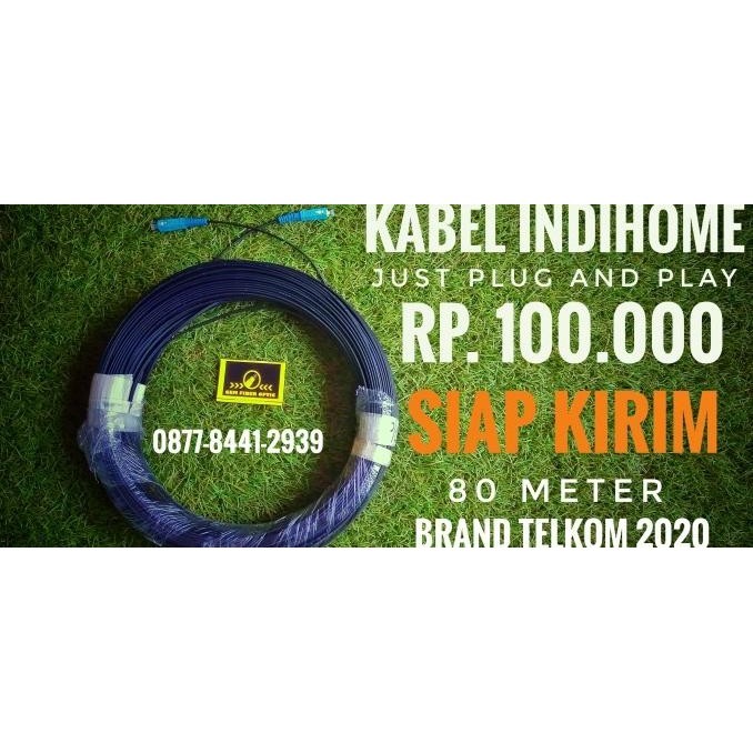 Jual Kabel Wifi Fiber Optic Standart Telkom Siap Pakai | Shopee Indonesia