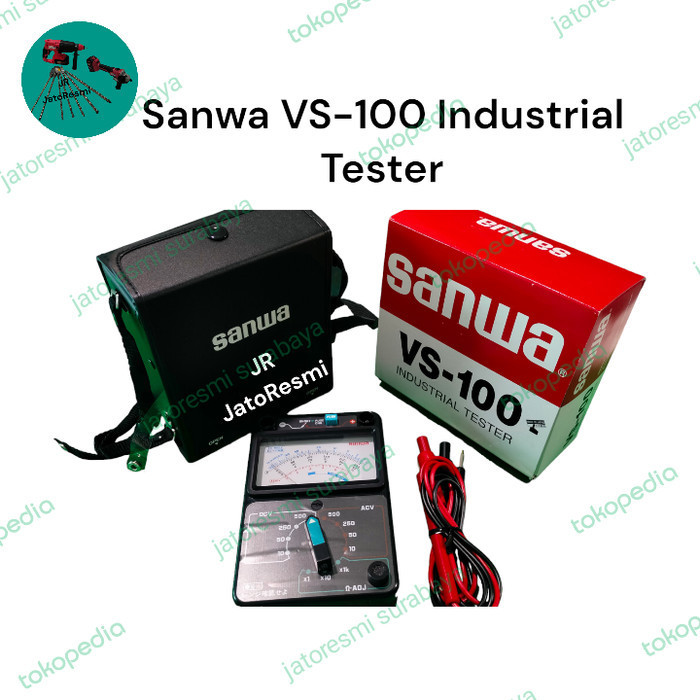 Jual paling diminati] Sanwa VS-100 Industrial Tester Analog Multitester ...