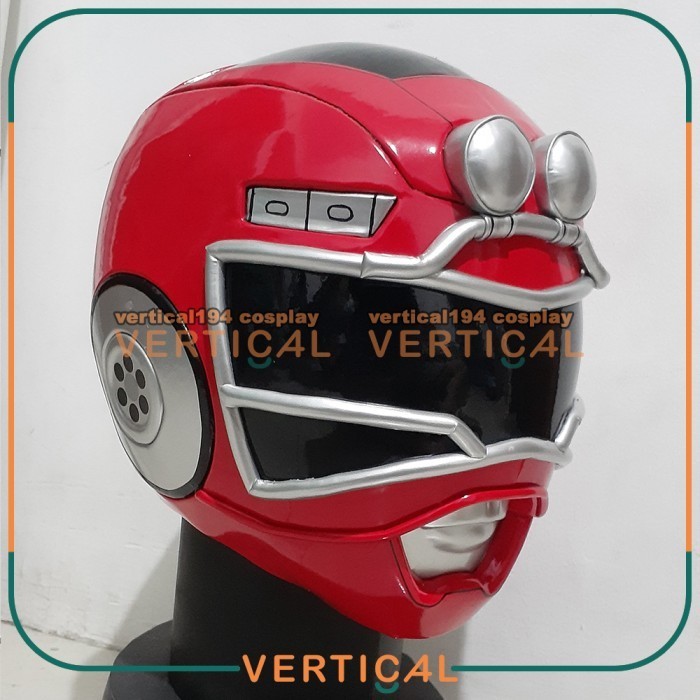 Jual Helmet Power Rangers turbo Gekisou Sentai Carranger helm cosplay ...