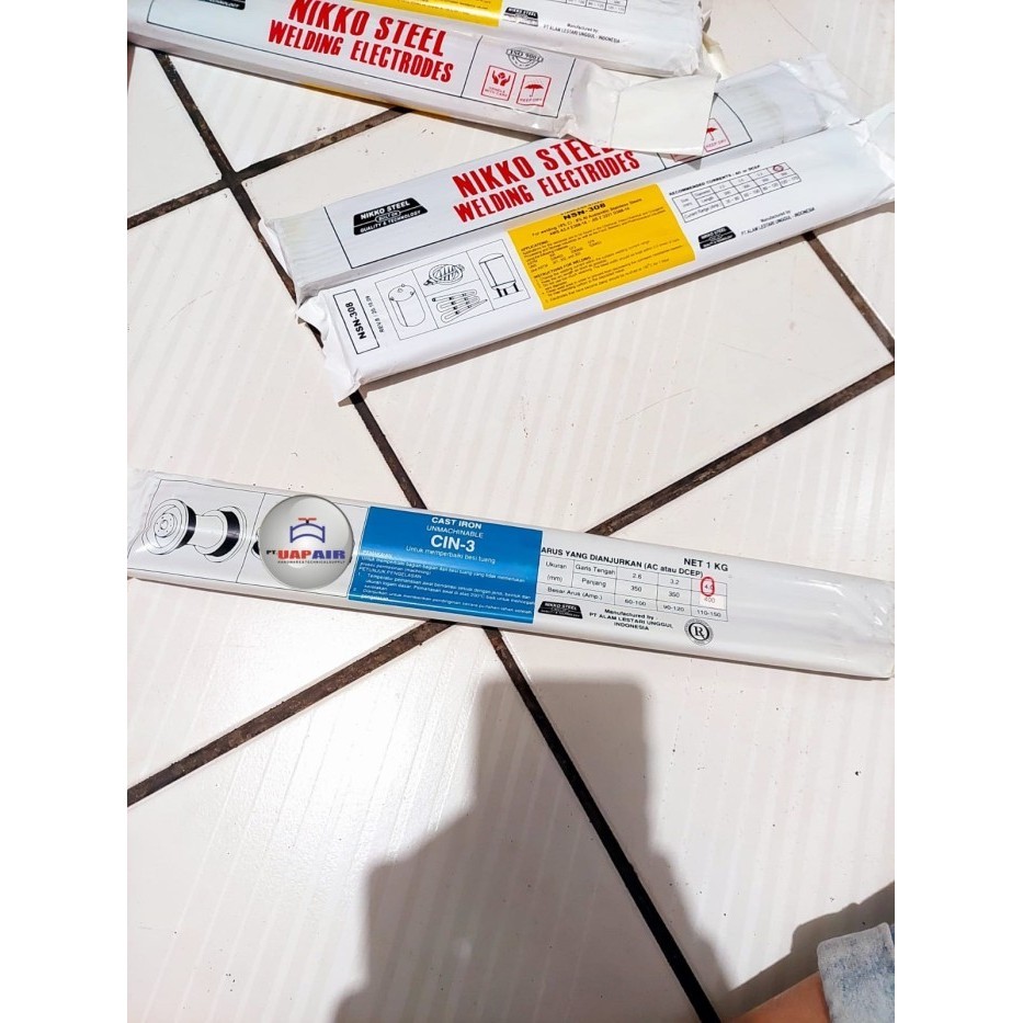 Jual Kawat Las Nikko Steel Cin-3 4.0X400Mm Per 1 Kg | Shopee Indonesia