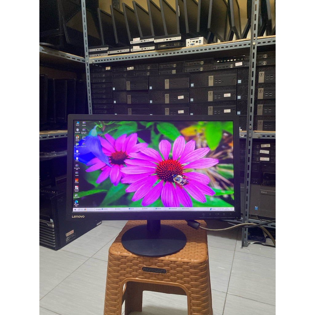 Jual MONITOR LED T2224Da LENOVO FULL HD DP/VGA MURAH FREE KABEL ...