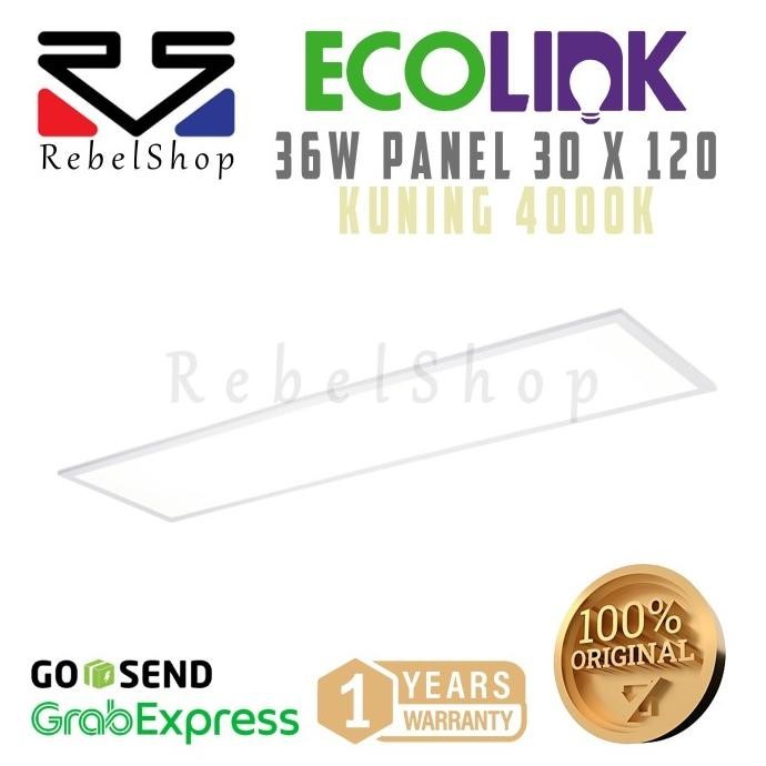 Jual Lampu Panel LED Ecolink PL007 36 Watt Ukuran 30x120 - 36Watt 36 W ...