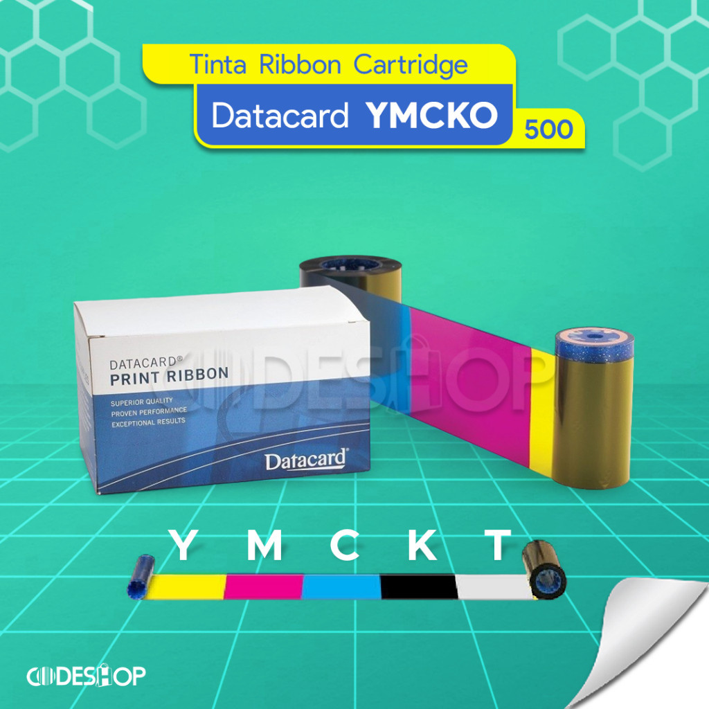 Jual RIBBON PRINTER ID CARD YMCKT 534000-003 500 IMAGES | TINTA PRINTER | Shopee Indonesia
