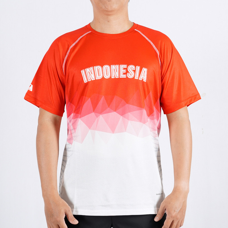 Jual League Jerseys Running Unisex Merah Putih Jersey FW23UIJ1661H ...