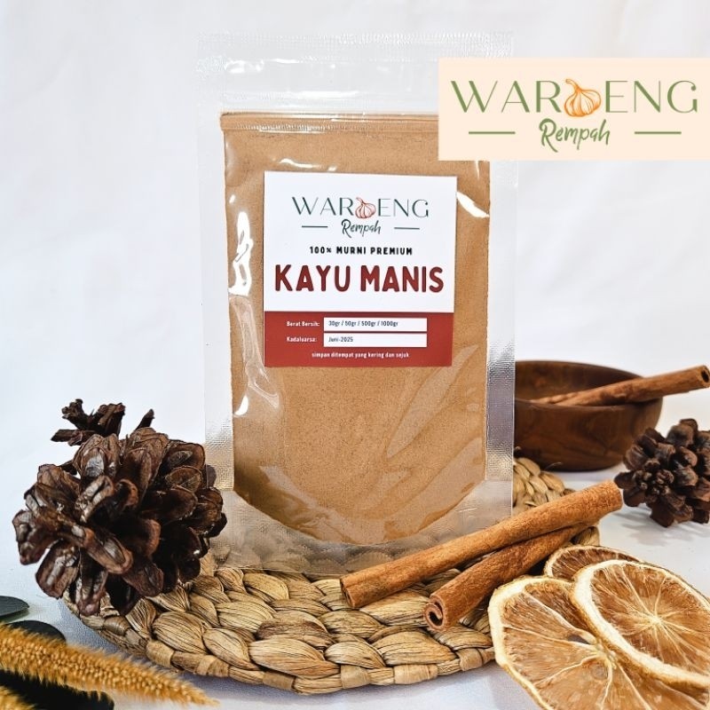 Jual Kayu Manis Bubuk / Ground Cinnamon / Waroeng Rempah Murah | Shopee ...