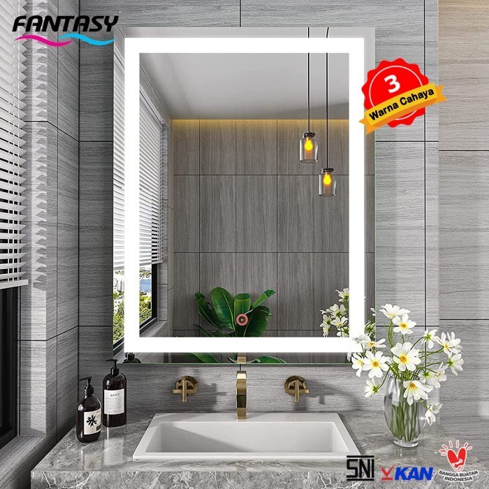 Jual FANTASY MIRROR LED TOUCH SCREEN - CERMIN RIAS 60X80CM CERMIN LED ...