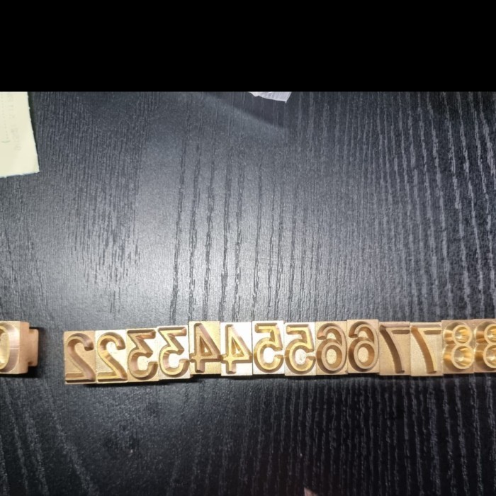 Jual Paket Stempel Ban Listrik Angka atau Huruf Mobil Motor Truck [1 ...