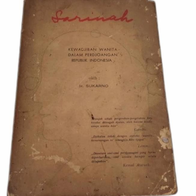 Jual [Baru] Buku Sarinah, Oleh Ir Soekarno | Shopee Indonesia
