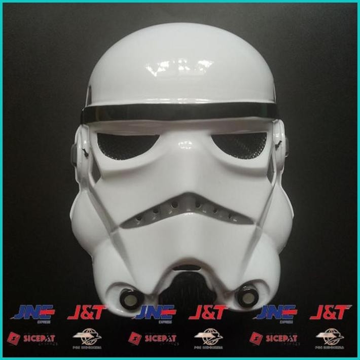 Jual BISMILLAH TOST TOPENG STAR WARS BLACK WHITE SOLDIER PRAJURIT ...