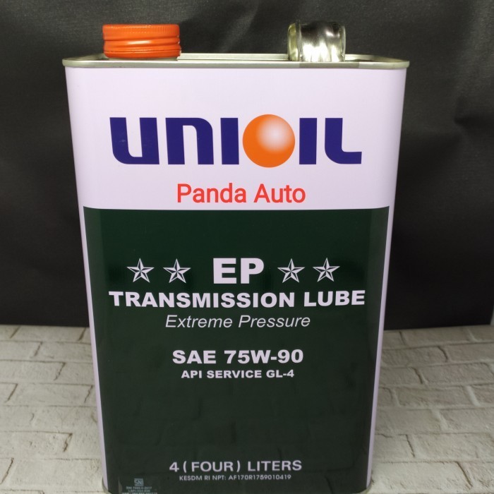 Jual Oli Transmisi Manual Persneling, Unioil 75W 90 Api Gl-4, Kaleng 4 ...