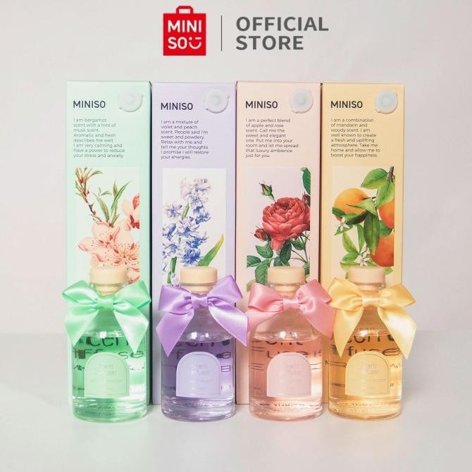 Jual MINISO Diffuser Aromatherapy Reed Diffuser Kapur Parfum Ruangan ...