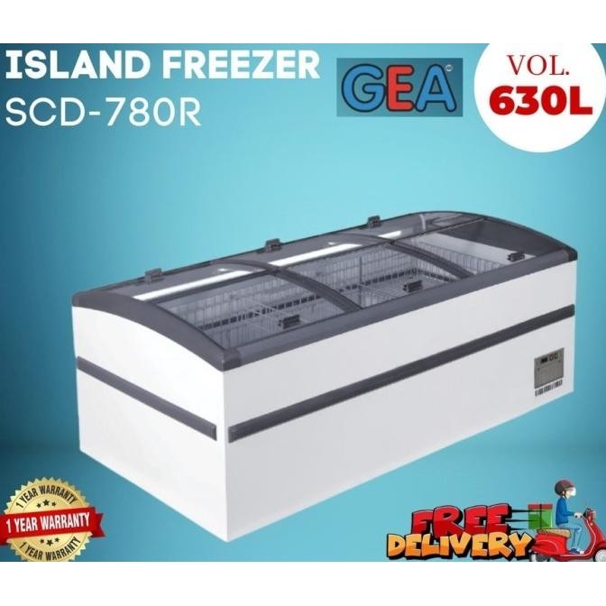 Jual [Ready Stock] Gea Scd-780R Supermarket Island Freezer Scd-780R ...