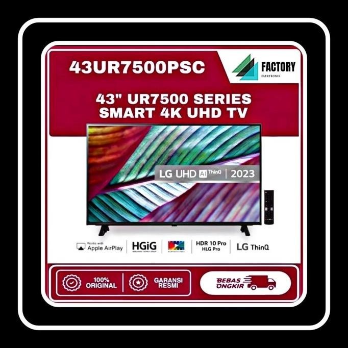 Jual [Promo] Lg Led 43" 43Ur7500Spc Smart Tv Uhd 4K Thinq Ai 43Ur7500 ...