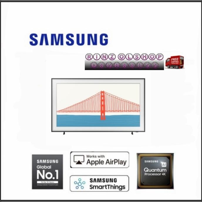 Jual [Garansi] Led Tv Samsung 55Ls03A The Frame Qled Uhd 4K With Bezel ...