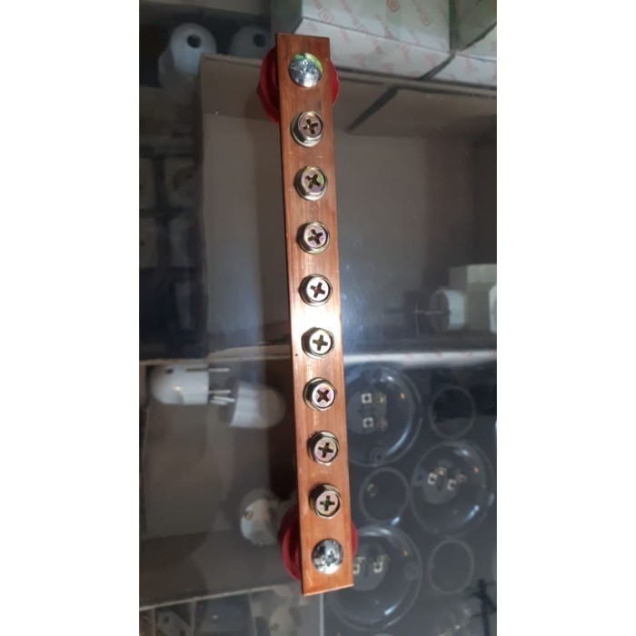 Jual Busbar Terminal Tembaga Nol Arde Isolator Ground Set Besar Fort ...