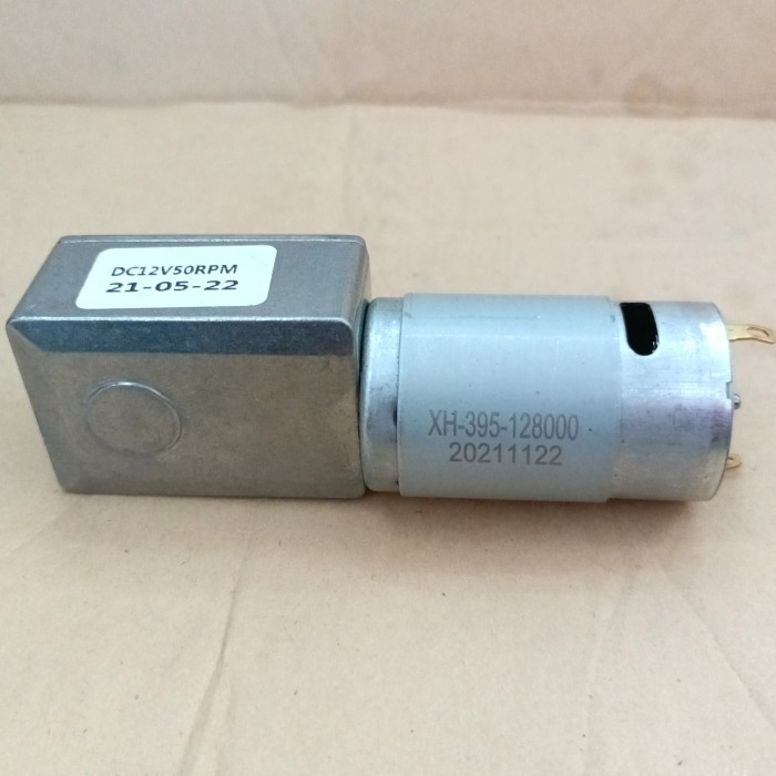 Jual Motor Dc 395 12V Turbo Worm Gearbox Gear Box 2.5Rpm 50Rpm 30Rpm ...