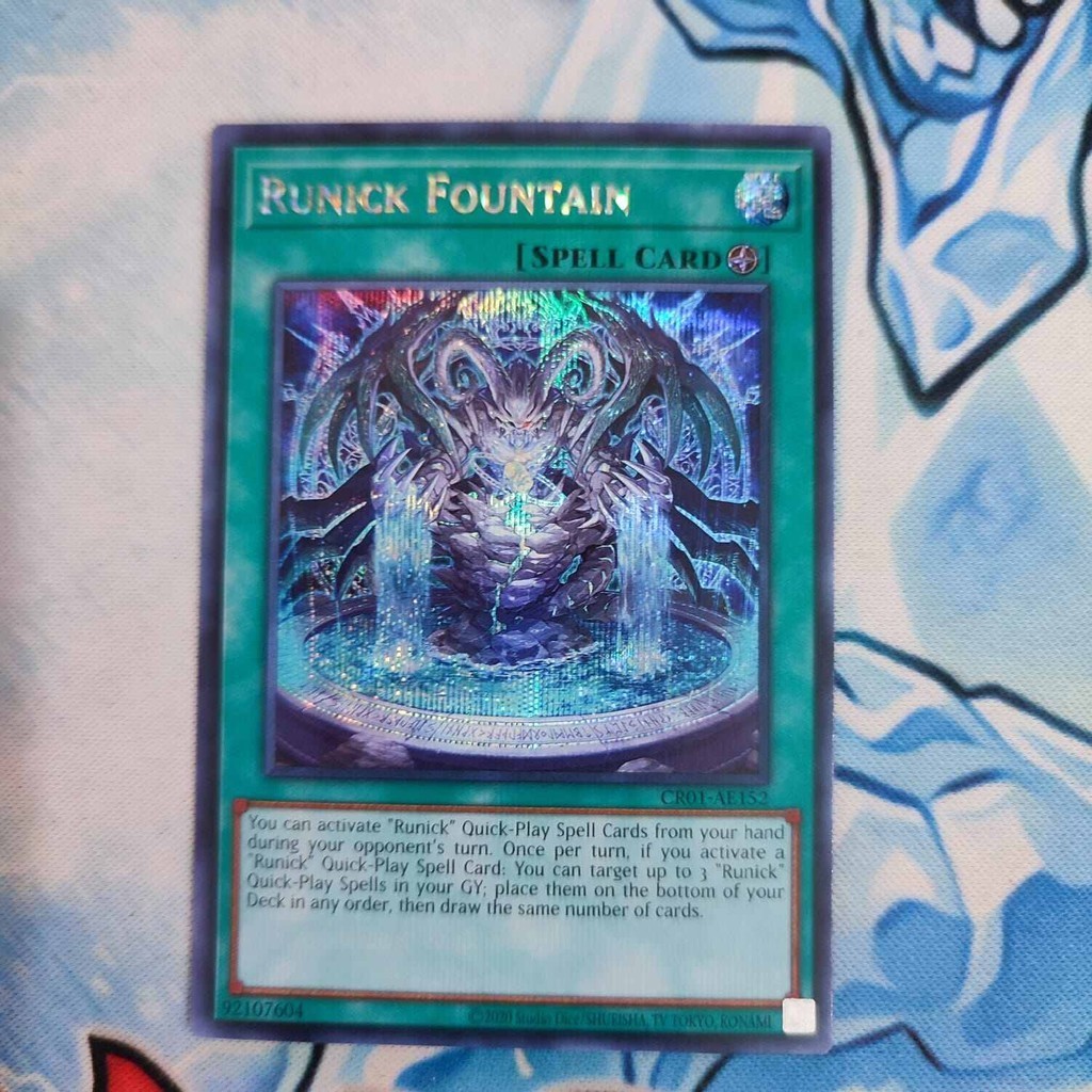Jual yugioh AE runick fountain CR01-AE152 SE original | Shopee Indonesia
