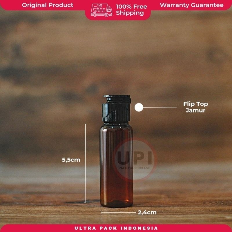 Jual Kemasan Botol Fliptop Isi Ulang - BOTOL PET BR 20ML AMBER + FLIP TOP JAMUR HITAM | Shopee ...