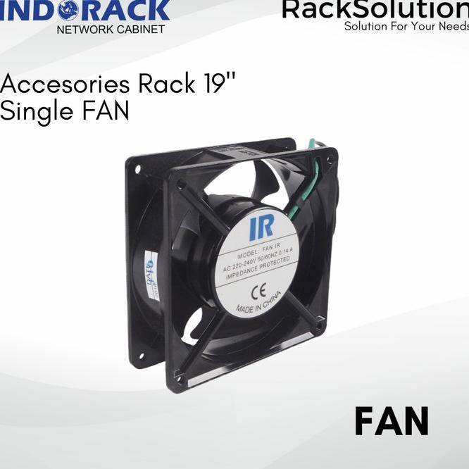 Jual Indorack Accesories Single Fan 12Cm X 12Cm Kipas Rack Rak Server ...