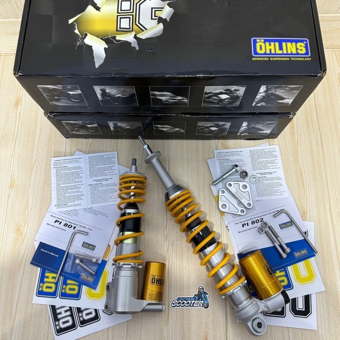 Jual Shock Shockbreaker Ohlins PI 801-802 Front Rear Vespa Sprint ...