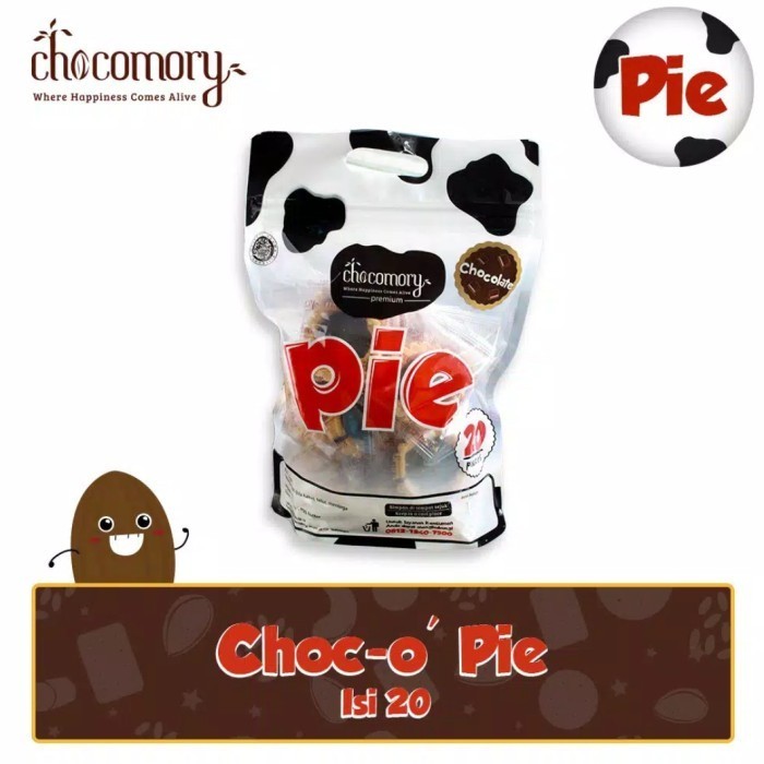 Jual Ready CHOCOMORY CHOCO PIE CIMORY ORIGINAL BANDUNG ISI 20PCS ...